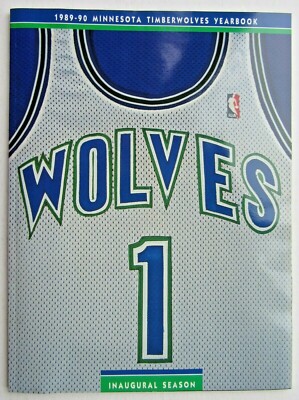 1989-1990 NBA Minnesota Timberwolves Inaugural Season Yearbook + News ...
