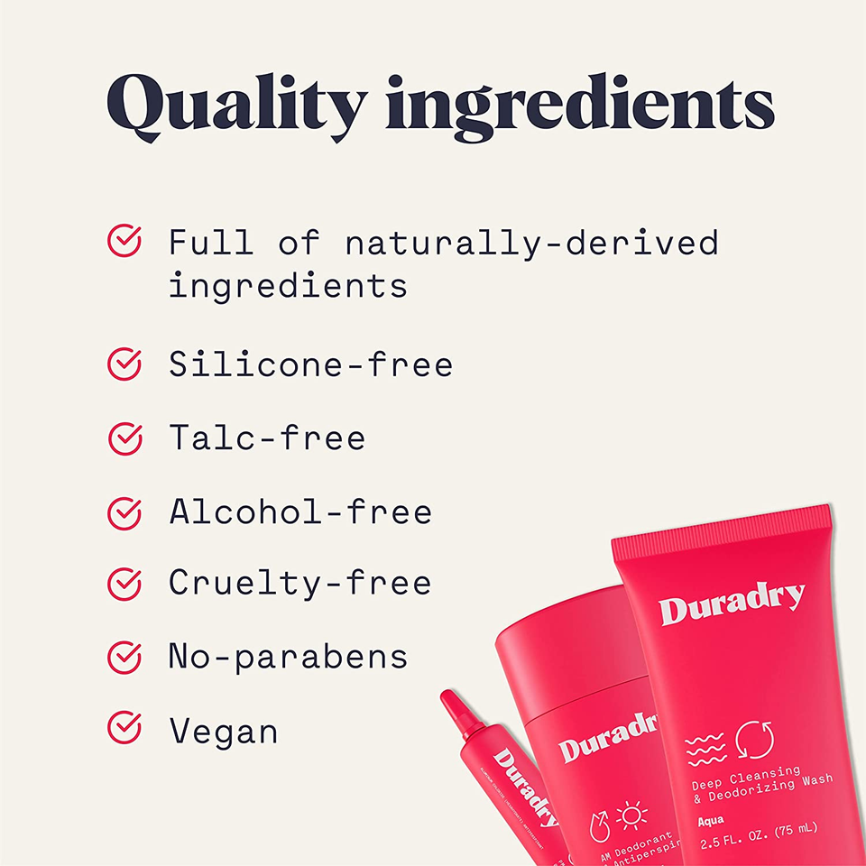 Duradry 3-Step Protection System - AM Deodorant PM Antiperspirant Gel ...