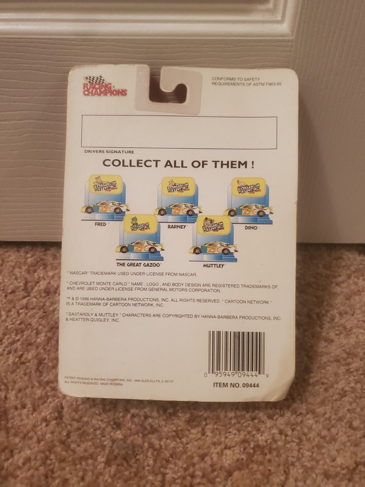 1996 Racing Champions #29 NASCAR CARTOON NETWORK WACKY RACING 1/64 | eBay