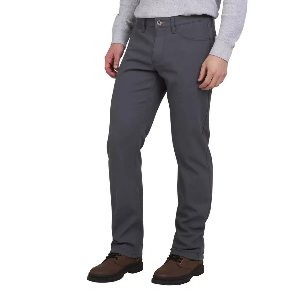 Weatherproof Vintage Men’s Fleece Lined Pant Bonded Fleece Lining ...