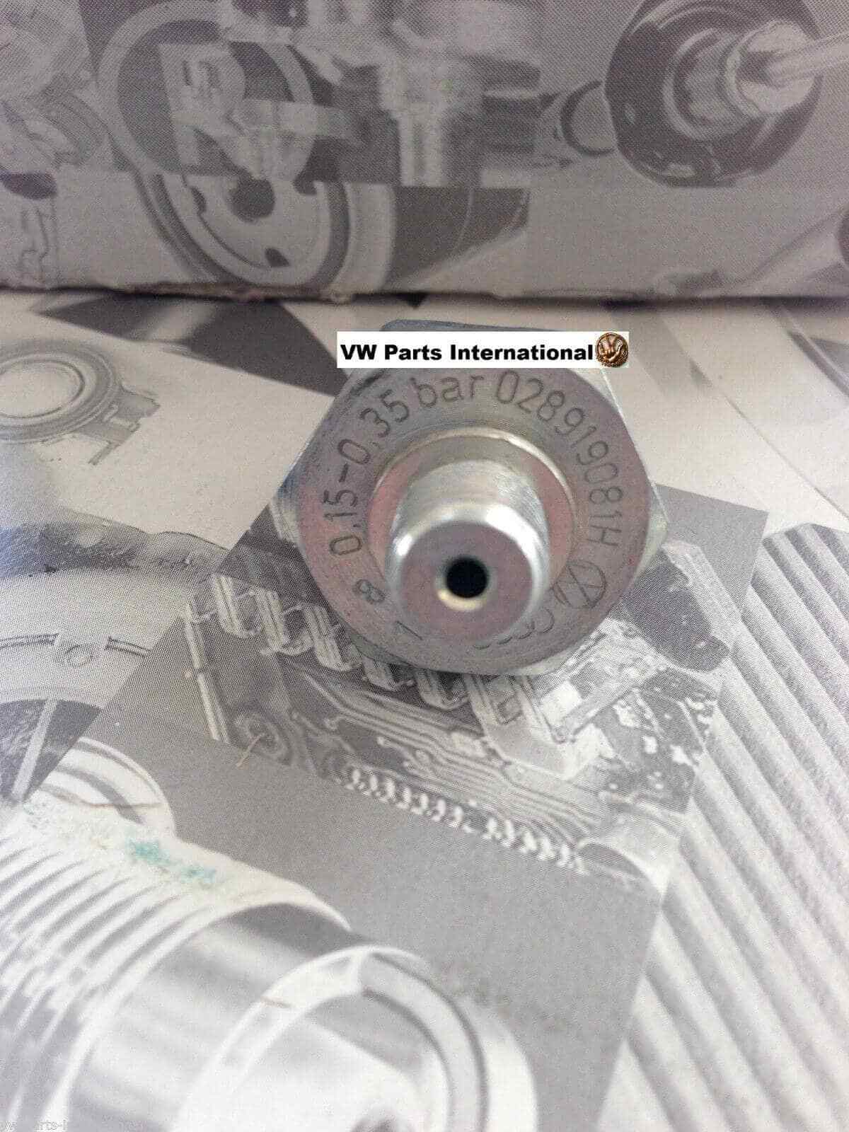 VW Golf MK3 GTI VR6 TDI Low Oil Pressure Sensor 028 919 081 H Genuine ...