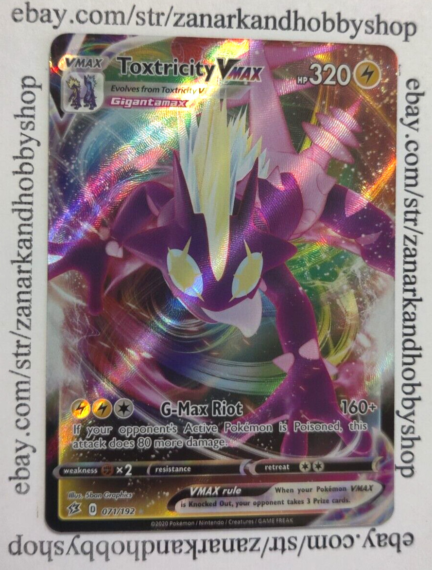 toxtricity vmax 192 For Sale - MAVIN