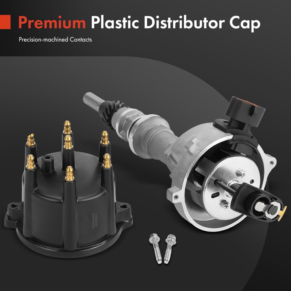 Ignition Distributor w/ Cap & Rotor for Ford Ranger Aerostar Mazda ...
