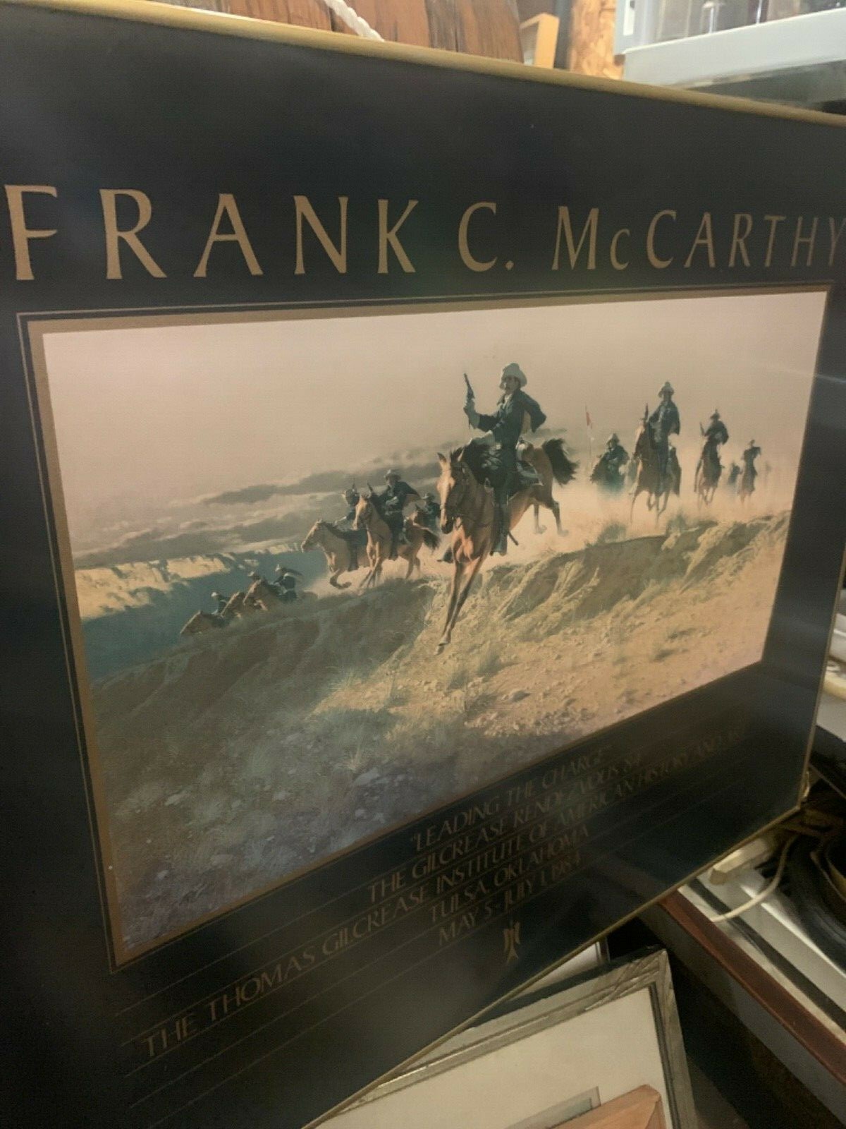 Frank C. McCarthy Leading the Charge Framed Print | eBay