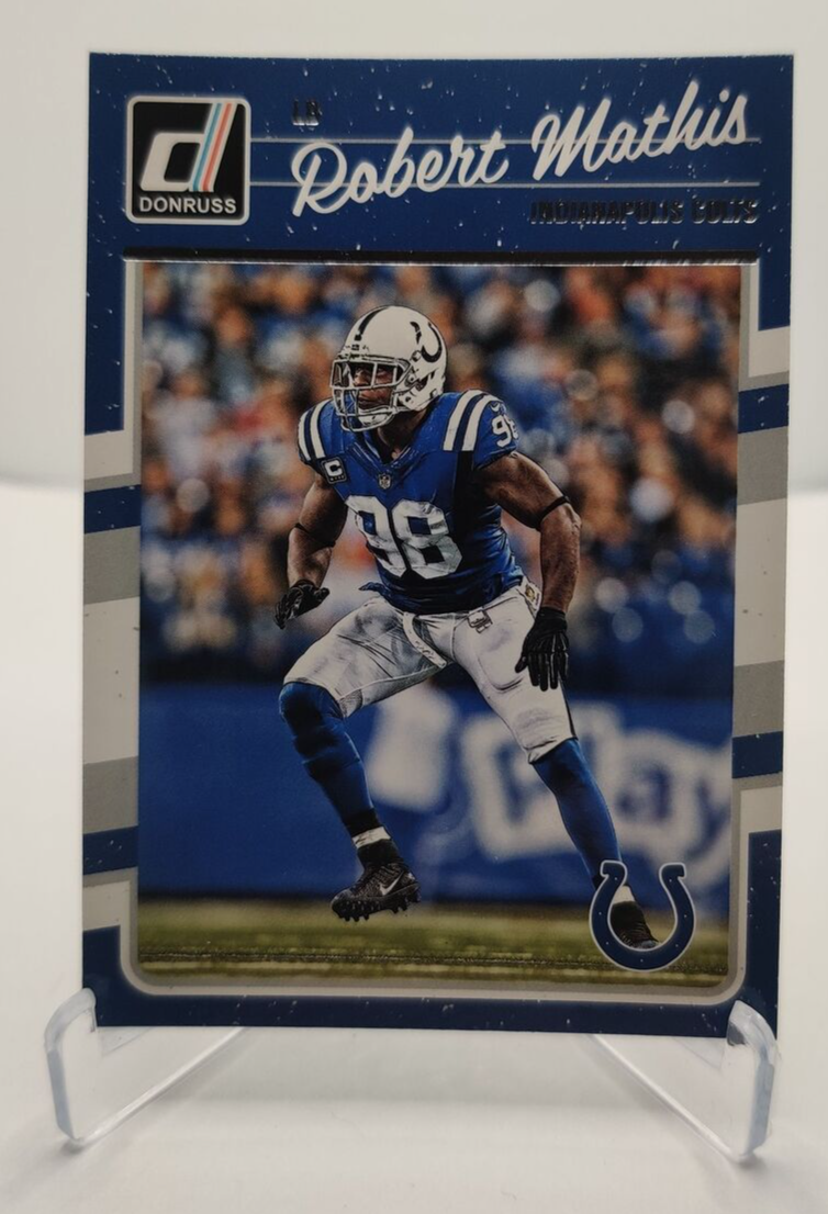 2016 Panini Donruss #130 Robert Mathis Indianapolis Colts football card ...