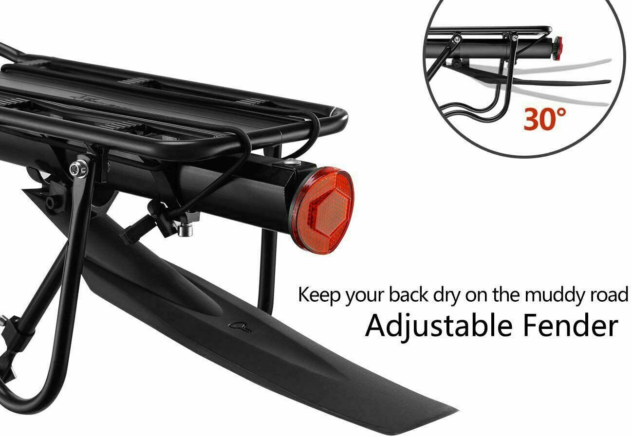 RockBros Bike Rear Pannier Rack Quick Release Luggage Carrier With ...