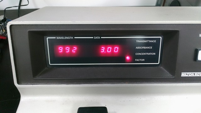 Milton Roy Spectronic 20d Spectrophotometer Cat 333183 for sale online ...