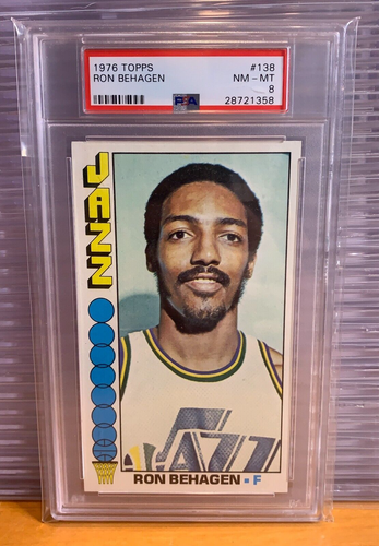 1976-77 Topps Basketball - Ron Behagen #138 - Utah Jazz PSA 8 | eBay