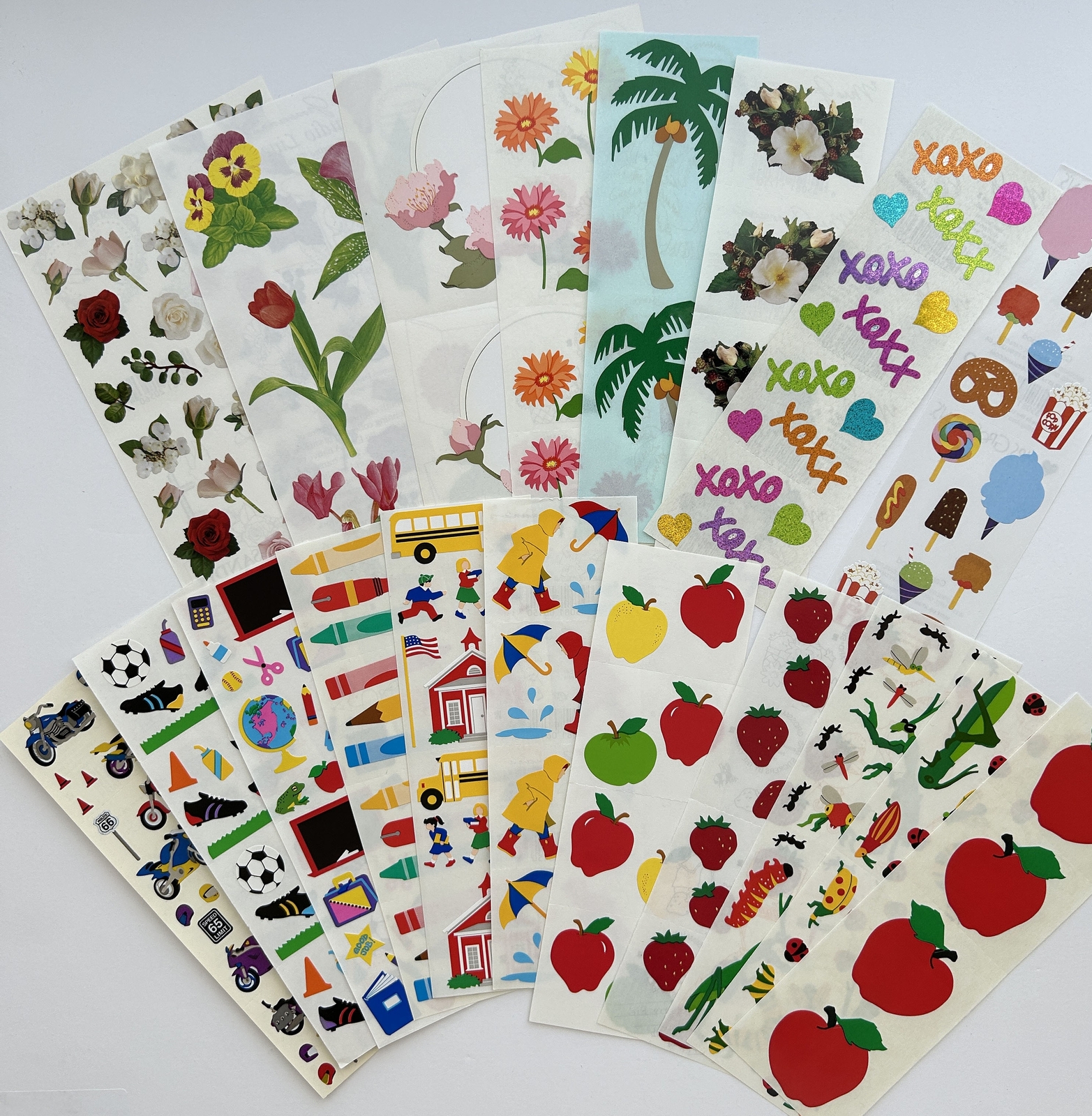 Mrs. Grossman's Huge Lot of Assorted Scrapbook Stickers Random Designs ...