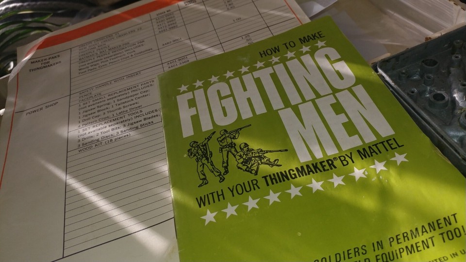 Mattel Thingmaker Fighting Men Maker-PaK Box Molds, Patterns, book | eBay