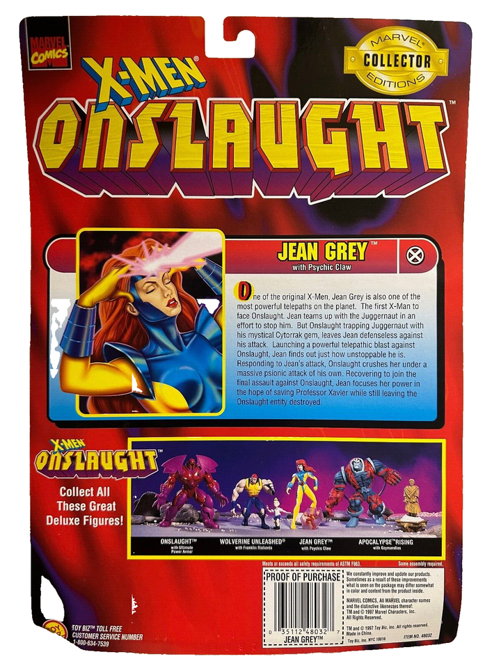 X-MEN ONSLAUGHT JEAN GREY ACTION FIGURE .. MOC .. 1997 .. | eBay