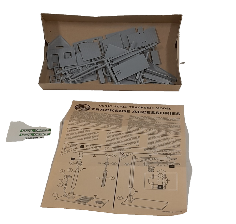 Airfix - HO/OO Trackside Accessories Model Kit with Decals (13) | eBay