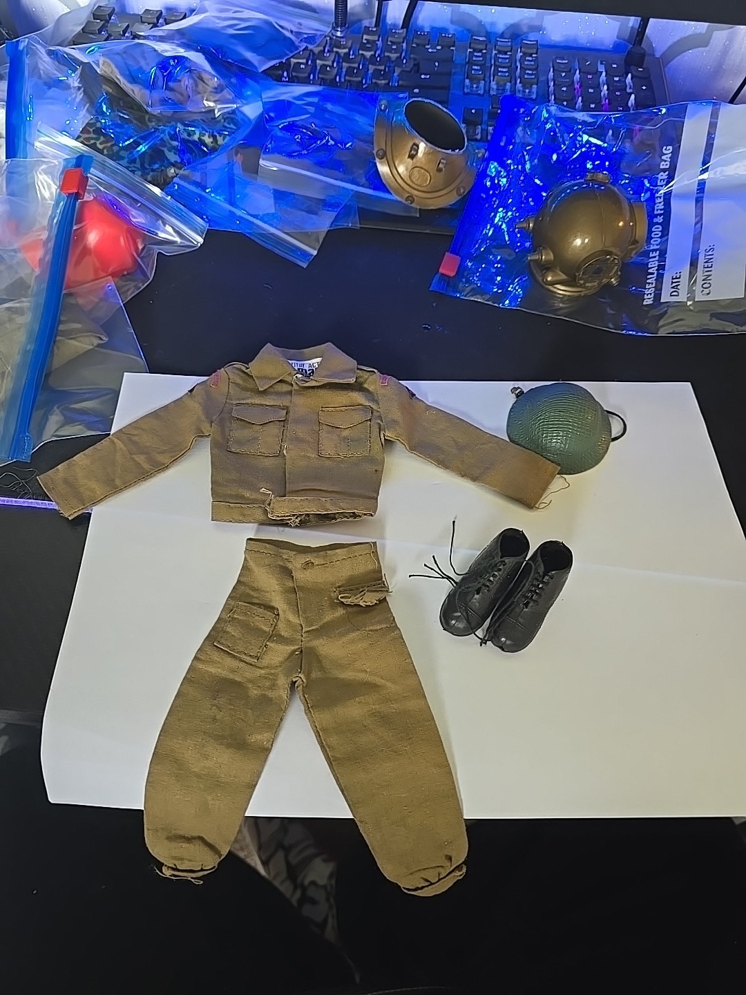 VINTAGE ACTION MAN ROYAL ENGINEERS PART UNIFORM PALITOY 1980S ORIGINAL | eBay UK