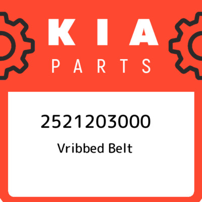 2521203000 Kia Vribbed belt 2521203000, New Genuine OEM Part | eBay