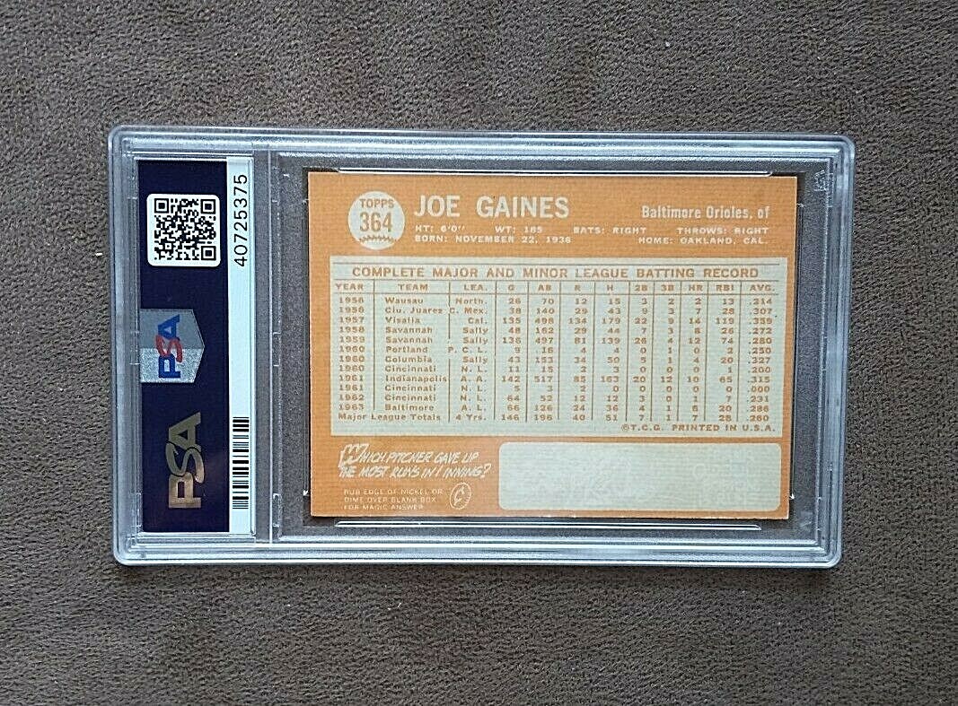 1964 Topps - #364 Joe Gaines for sale online | eBay