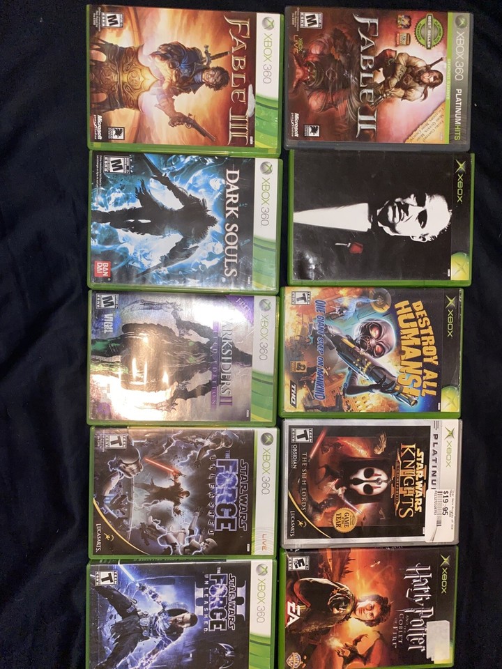 Xbox 360 Game Lot + PS4,Xbox,Game Cube Games 32 Games! See Description ...