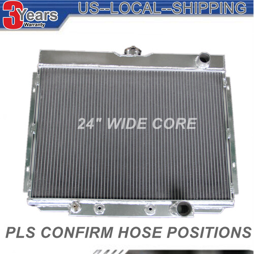 338 3 Row Aluminum Radiator Fit 67-70 Ford Mustang Mercury Cougar 4.7 5 ...