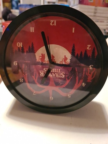 Stranger Things Upside Down Desk/bedside Clock With Alarm Function | eBay