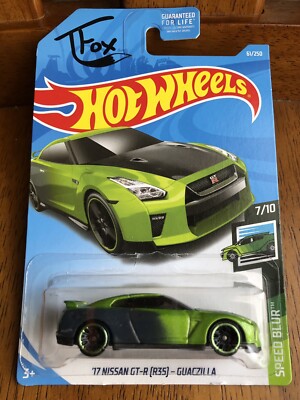 HOT WHEELS 2017 NISSAN GT R (R35) GUACZILLA | eBay