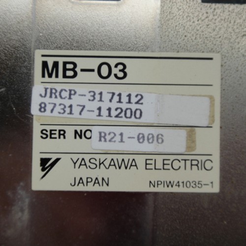 one Used yaskawa board MB-03 JRCP-317112 SPOT STOCKS | eBay