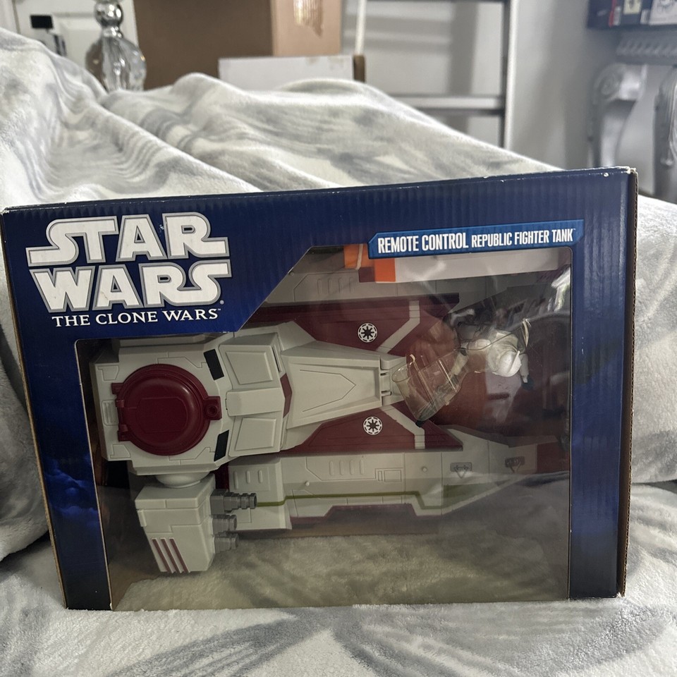Star Wars The Clone Wars Remote Control Republic Fighter Tank Vehicle ...