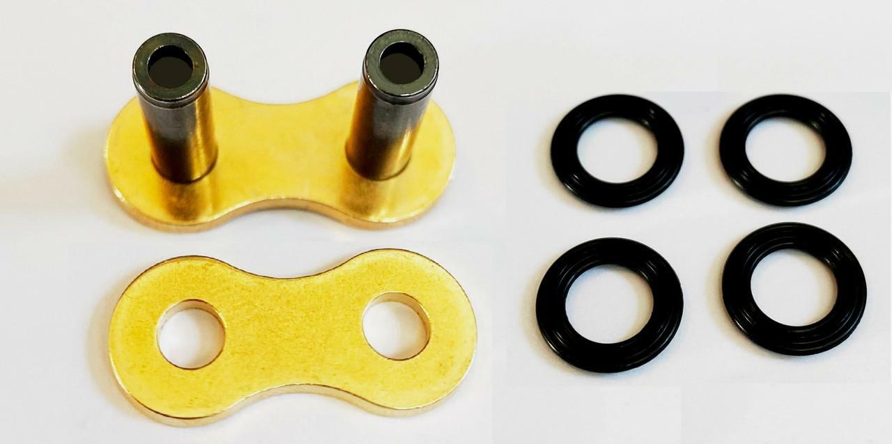 DID 520 VX3 Super Heavy Duty Gold X-Ring Chain 110 Links, With Joining ...