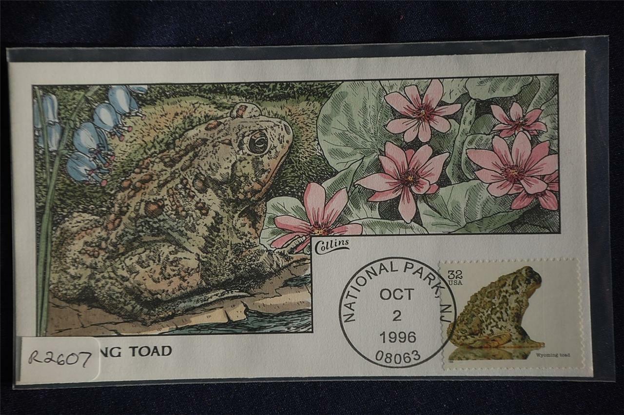 Endangered Species Wyoming Toad FDC Handpainted Collins#R2607 Sc#3105g ...