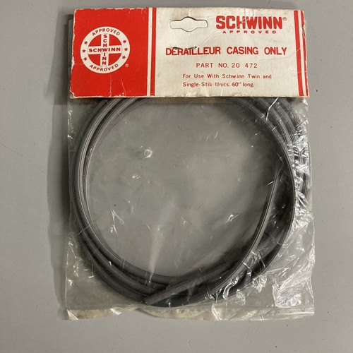 NOS Schwinn Derailleur Casing No. 20 472 Shift Housing Twin & Single ...