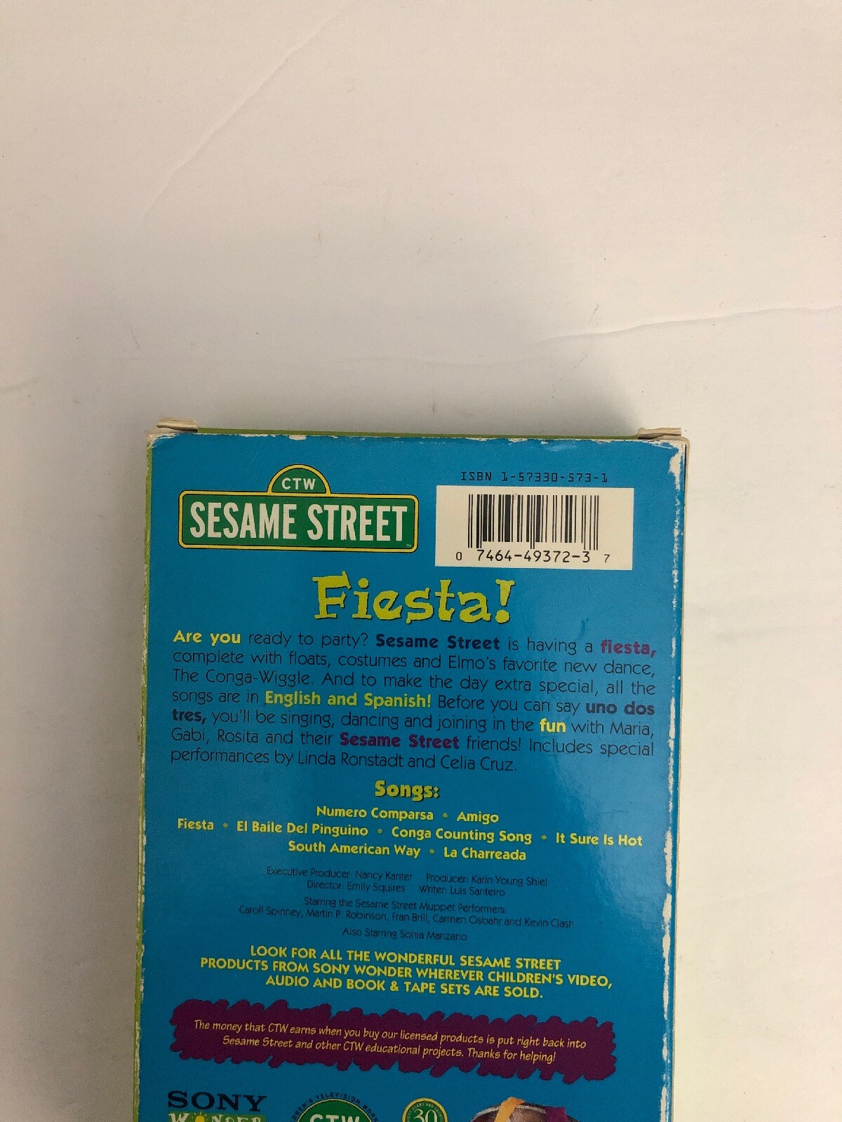 Sesame Street Fiesta!(VHS 1997)TESTED RARE VINTAGE COLLECTIBLE SHIPS N ...