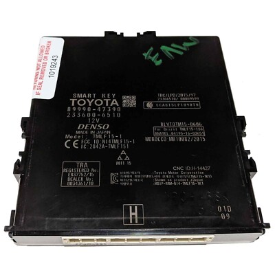 OEM Smart Key Keyless Entry Control Module Toyota Prius, Prius AWD-e ...