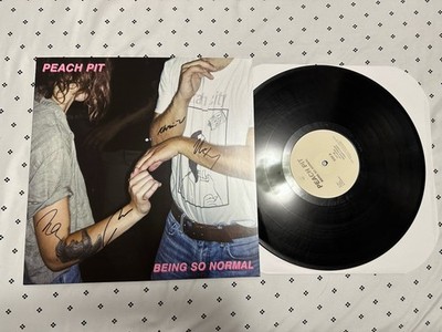 PEACH PIT - BEING SO NORMAL SIGNED VINYL | eBay