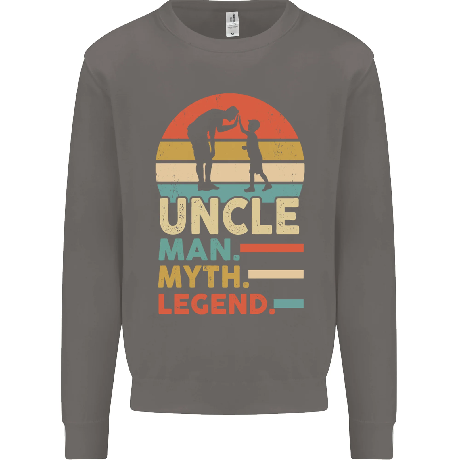Uncle Man Myth Legend Funny Fathers Day Mens Sweatshirt Jumper | eBay