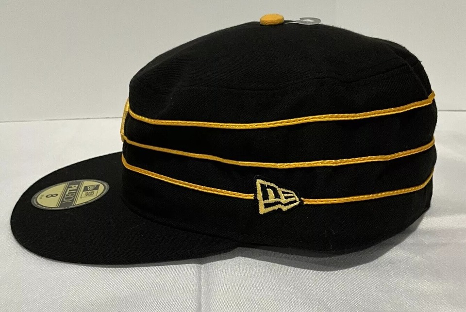New PITTSBURGH PIRATES Pillbox HAT Fitted Sz 8 CAP New Era MLB Baseball ...