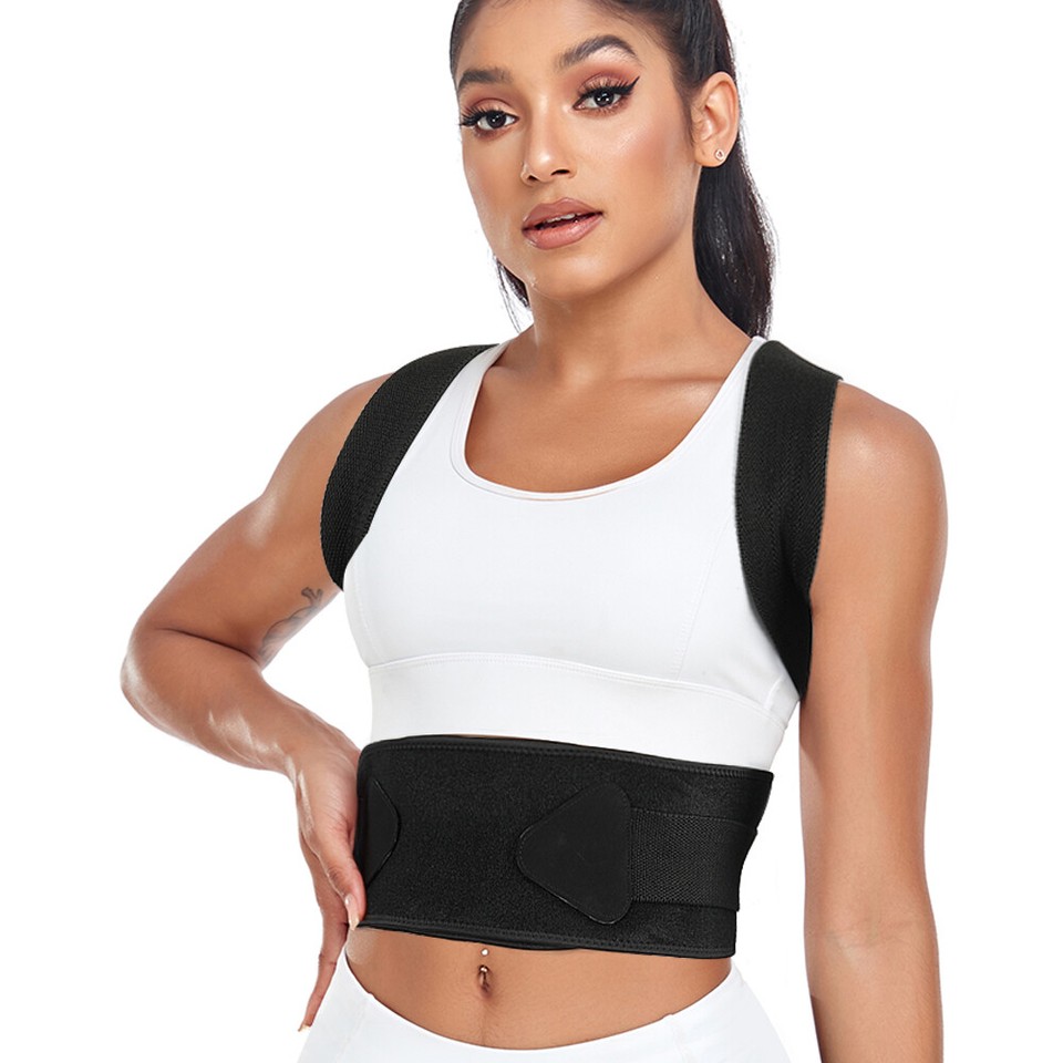 Adjustable Posture Corrector Back Shoulder Support Correct Brace Belt ...