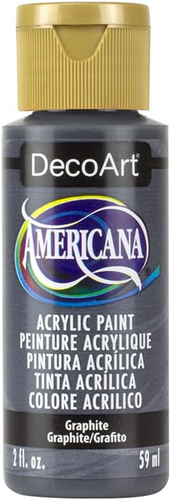 Americana Acrylic Paint, 2-Ounce, Graphite 744759055132| eBay