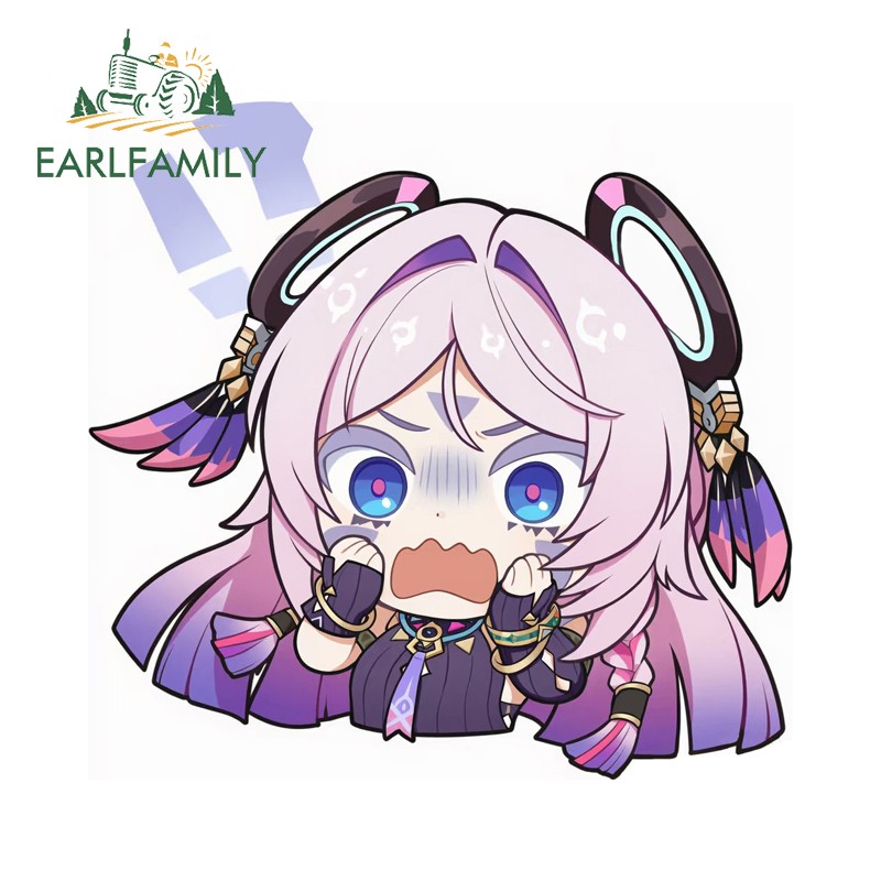 EARLFAMILY 5.1" Citlali Car Stickers Chibi Waterproof Vehicle Auto JDM ...