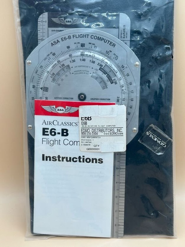 ASA AirClassics E6-B Aviation Flight Computer ASA-E6B New W ...