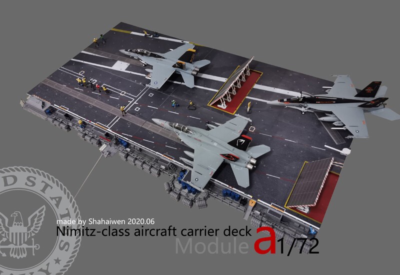 1/72 Nimitz Aircraft Carrier Deck Electromagnetic Catapult Model A1 ...