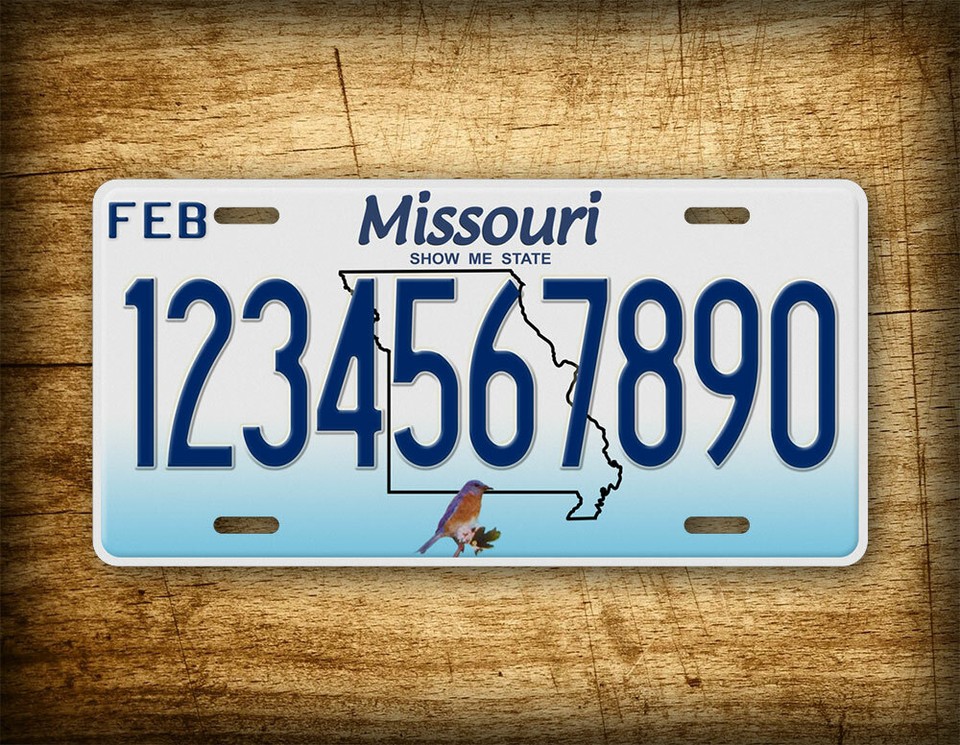 Custom Replica Missouri State License Plate | eBay