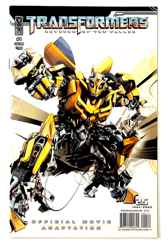 Transformers Revenge of the Fallen #4 Cover B Signed by Alex Milne IDW ...