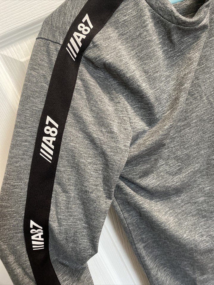 NEW Aeropostale Mens Sz XS Gray Stretch Long Sleeve Active Shirt A87 ...