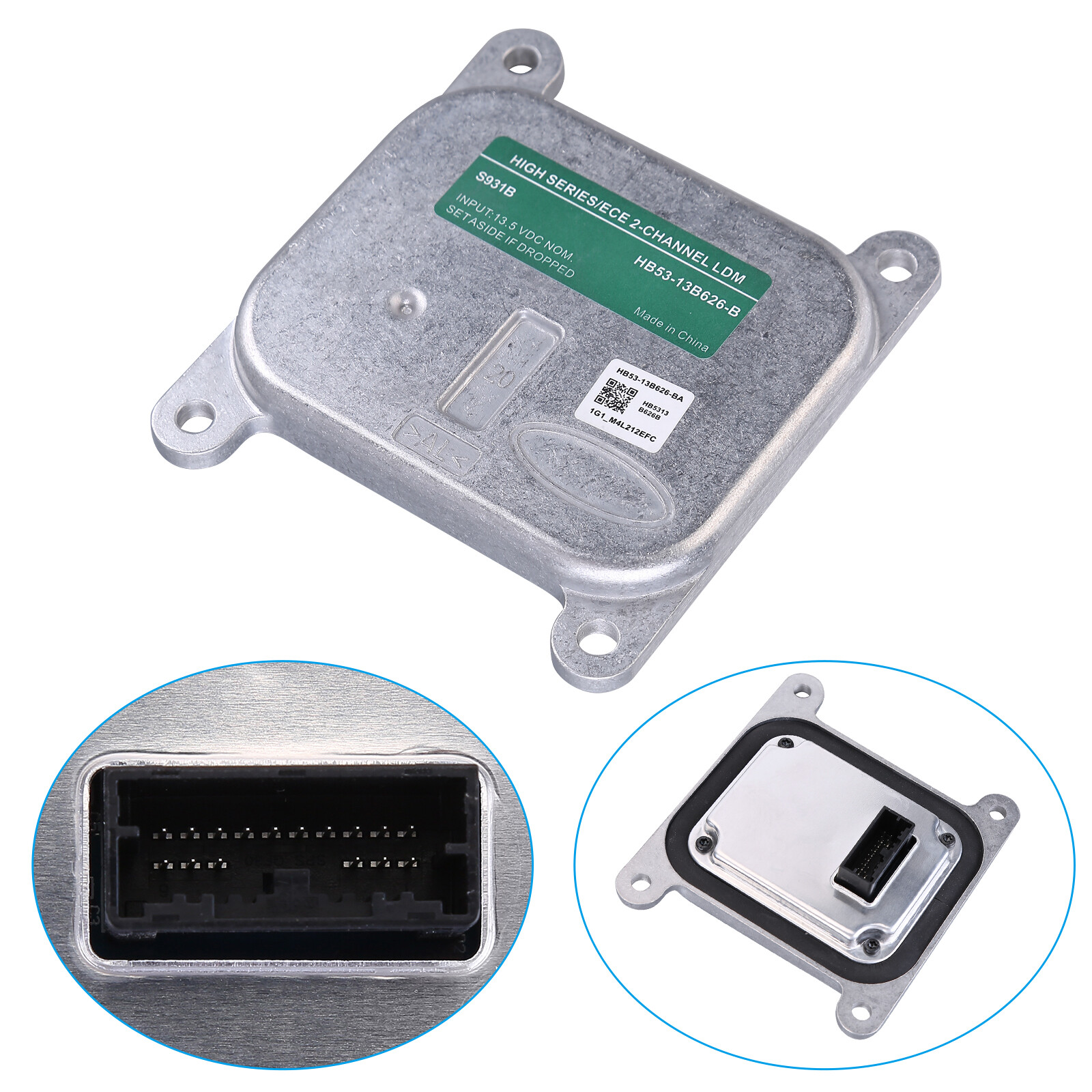 LED Headlight Ballast Control Module Unit HB53-13B626-B For Ford ...