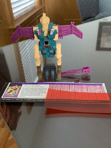 Transformers Cutthroat 100% Complete 1987 G1 Vintage Hasbro Action ...