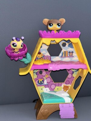 MINT RARE LPS Littlest Pet Shop Honey Hideaway COMPLETE Bee #2467 ...
