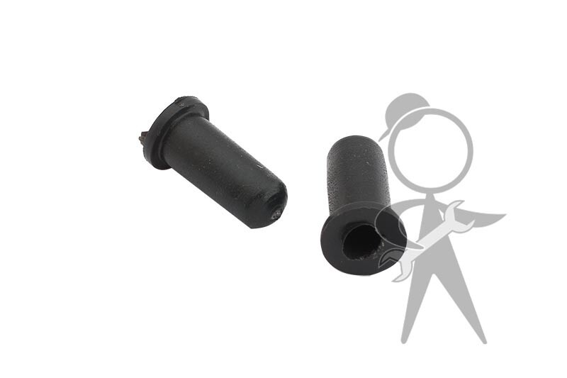 1960-74 VW Karmann Ghia Side Badge Emblem With Clips 141853901A FREE ...