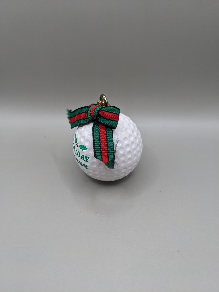 Christmas Ornament Golf Ball HOLIDAY HACKER Hanging Decoration | eBay