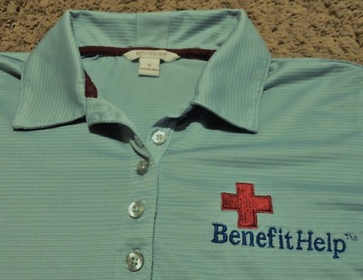 Ladies AMERICAN RED CROSS BENEFIT HELP Donor Volunteer Polo Shirt Size ...