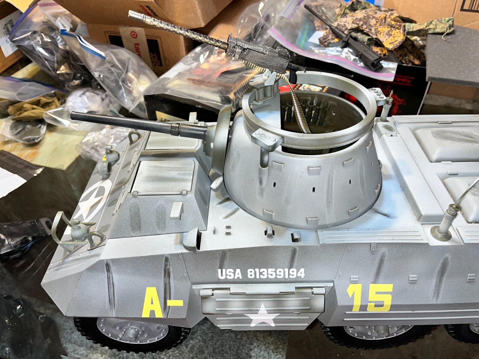 GI Joe M8 Greyhound Tank Vintage Armored Vehicle 1:6 Scale | eBay