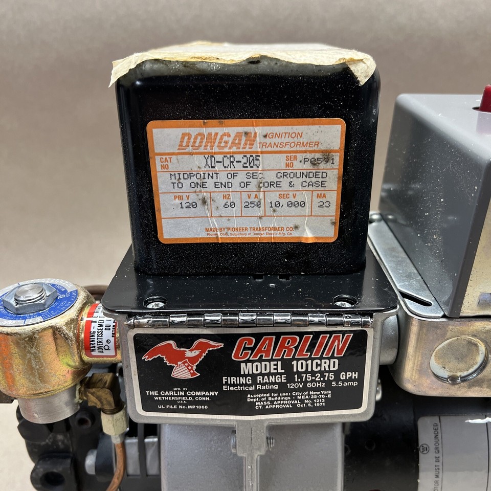Carlin 101CRD Oil Burner Chassis NOS (new old stock) | eBay