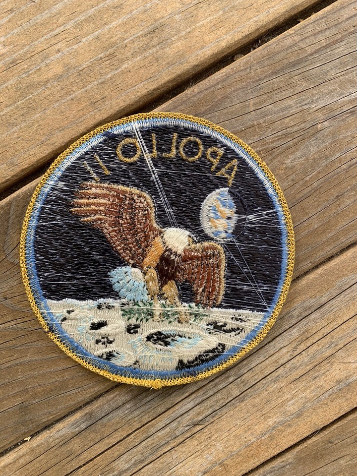Apollo 11 Embroidered Patch Eagle Moon Landing 4" NASA | eBay